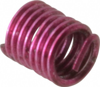 Recoil Screw-Locking Insert: Stainless Steel, #6-40 UNF, 2D 0.276" OAL ...