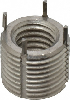 Jergens Thread Locking Insert: 1/2-13 Internal Thread, 3/4-16 External ...