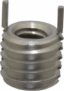 Jergens Thread Locking Insert: 1/4-20 Internal Thread, 7/16-14 External ...