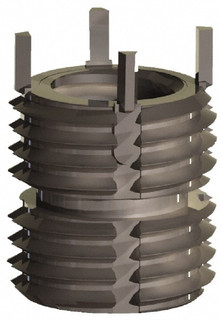 Jergens Thread Locking Insert: 7/16-14 Internal Thread, 5/8-11 External ...