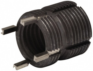 Recoil Thread Locking Insert: 1-8 Internal Thread, 3/8-12 External Thread, 1-3/8" OAL, Heavy ...