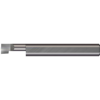 Micro 100 Boring Bar: 0.1800" Min Bore Dia, 0.9000" Max Bore Depth, Right Hand, 1/4" Shank Dia ...