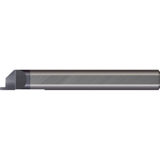 Micro 100 Solid Carbide Grooving Tool: Face Solid Carbide, 3/8" Shank ...