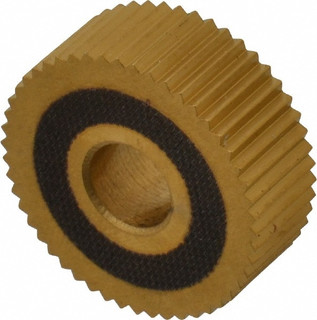 Dorian Tool Standard Knurl Wheel: 1" Dia, 90 ° Tooth Angle, 16 TPI ...