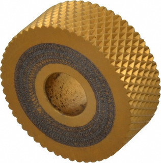 Dorian Tool Standard Knurl Wheel: 1" Dia, 90 ° Tooth Angle, 20 TPI ...