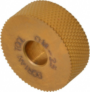 Dorian Tool Standard Knurl Wheel: 1" Dia, 90 ° Tooth Angle, 25 TPI ...
