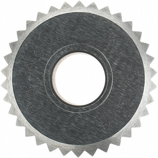 Made in USA Beveled Face Knurl Wheel: 3/4" Dia, 90 ° Tooth Angle, 14 ...