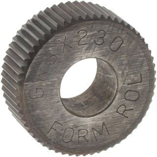 Made in USA Beveled Face Knurl Wheel: 5/8" Dia, 90 ° Tooth Angle, 30 ...