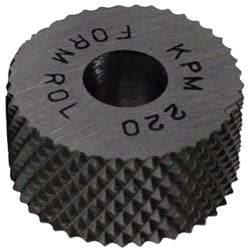 Made in USA Standard Knurl Wheel: 1" Dia, 90 ° Tooth Angle, 20 TPI ...