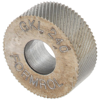 Made in USA Standard Knurl Wheel: 5/8" Dia, 90 ° Tooth Angle, 40 TPI ...