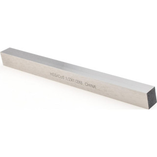 Value Collection Tool Bit Blank: 1/2" Wide, 1/2" High, 6" OAL, M35 ...