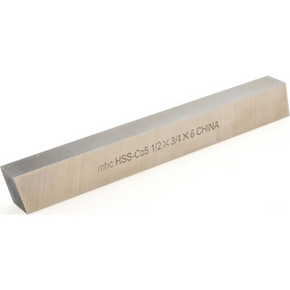 Value Collection Tool Bit Blank: 1/2" Wide, 3/4" High, 6" OAL, M35 ...