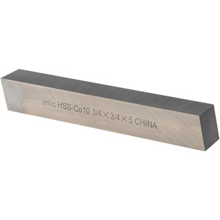 Value Collection Tool Bit Blank: 3/4" Wide, 3/4" High, 5" OAL, M35 ...