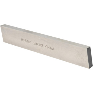 Value Collection Tool Bit Blank: 3/8" Wide, 1" High, 6" OAL, M2 High ...