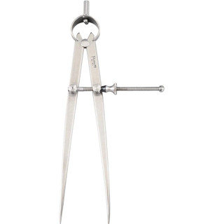 Starrett 8 Inch Leg, Spring Joint, Steel, Polished, Divider 8 Inch Max ...