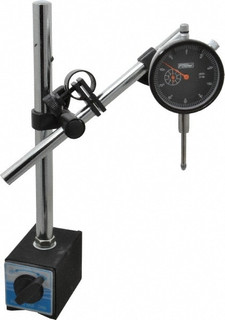 Fowler Dial Indicator & Base Kit: 0-100 Dial Reading A Holder, 0.001 ...