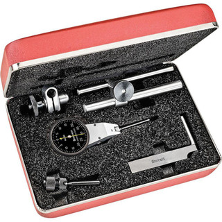 Starrett Test Indicator Kit: 7 Pc, 0.06" Measuring Range, 1-3/8" Dial ...