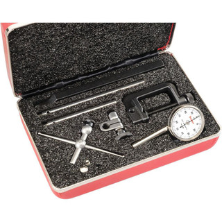 Starrett Test Indicator Kit: 9 Pc, 0.2" Measuring Range, 1-7/16" Dial ...