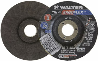 Walter Surface Technologies | ERGOFLEX™ | Blending Disc 4-1/2" Dia x 7/ ...