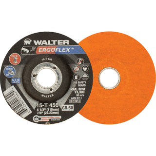 Walter Surface Technologies | ERGOFLEX™ | Blending Disc 4-1/2" Dia X 7/ ...