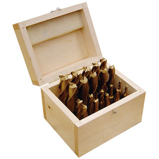 Precise 20 Piece Metric Titanium Coated End Mill Set - 8000-0022