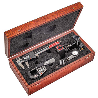 Starrett Machinist Caliper & Micrometer Tool Kit: 0 to 6" Caliper, 0 to ...