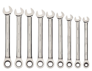 Williams Industrial Tools 9 pc Metric Combination Ratcheting Wrench Set ...