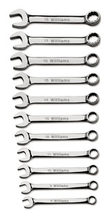 Williams Industrial Tools 10 pc 12-Point Metric Miniature Combination ...
