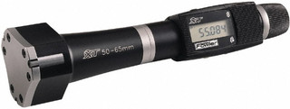 Fowler 20 to 50mm, 80mm Gage Depth, 0.001mm Resolution, Ratchet Stop ...
