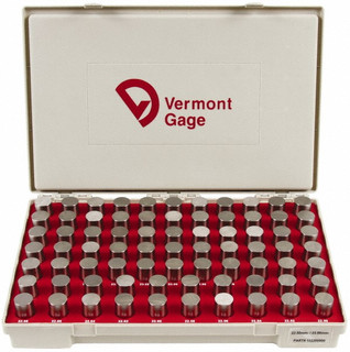 Vermont Gage Class ZZ Plug Gage Set: 22.5 to 23.98 mm Range, 75 Pc -0 ...