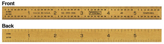 Fowler 12" Flexible Golden Rule 4R Graduation - 52-299-012| Penn Tool ...