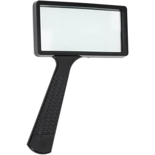 Value Collection 3x Magnification, 4 Inch Long x 2 Inch Wide, Glass ...