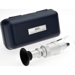 SPI 50x-50x Monocular Compound Microscope 0.078" Field, 0.00100 ...