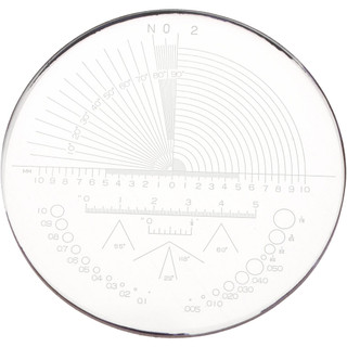 SPI 1 Inch Diameter, Optical Comparator Chart and Reticle For Use with ...
