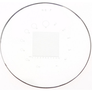 SPI 1-3/8 Inch Diameter, Optical Comparator Chart and Reticle For Use ...