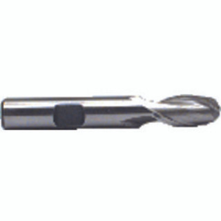 Morse Cutting Tools 44404 Ball Nose End Mill, 5/16" Dia. x 3/4" LOC x 3 ...