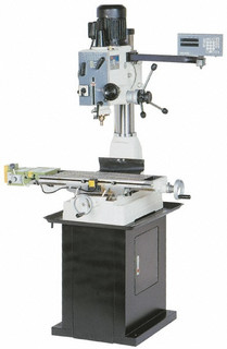 Rong Fu Mill Drill Machine: 19-3/4" x 9" Travel 220V, Geared Head, 3 ...