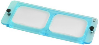 Optivisor Magnifier Lens Plate LP5, 2.5x Magnification, 8" Focal ...