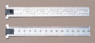 PEC Adjustable Hook Rule 18" 16R Graduation - HR-197| Penn Tool Co., Inc