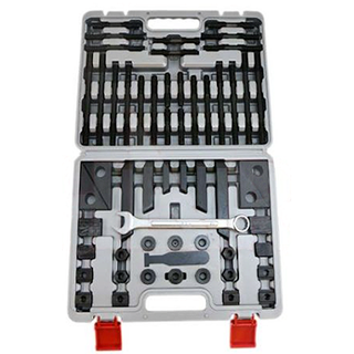 Precise Steel Clamping Kit, Table T-Slot: 3/8" | T-Slot Width: 5/8 ...