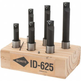Borite Indexable Boring Bar Set, 6 pc., 5/8" Shank ID-625 C-5 - 82-947 ...