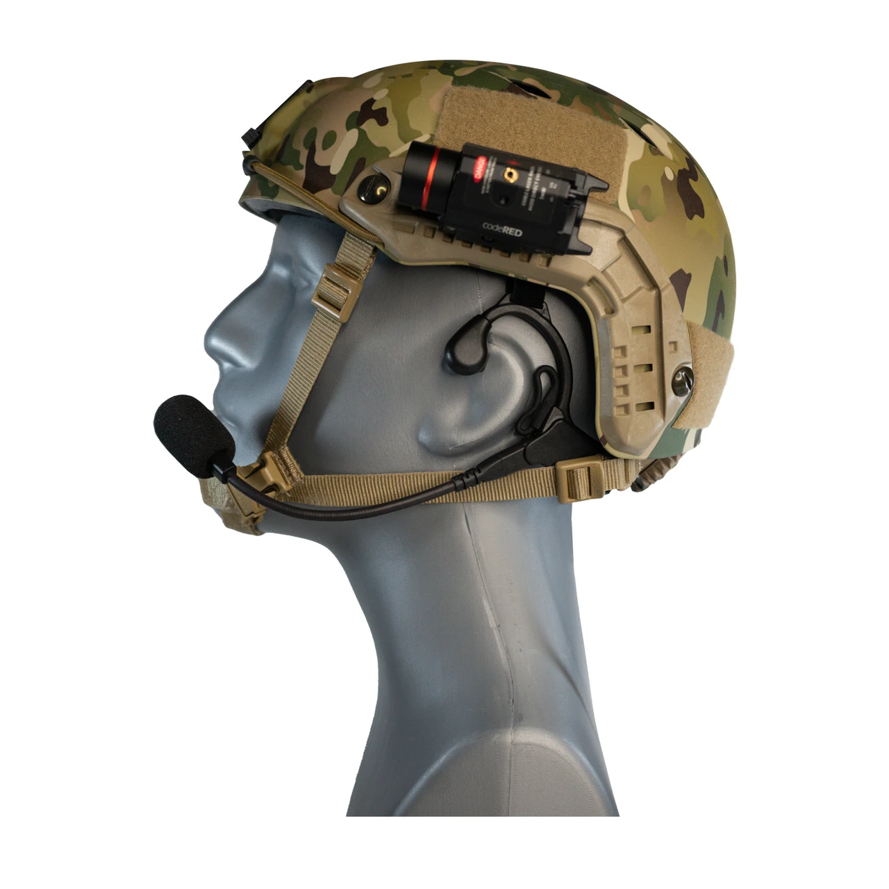Battle Zero-NX BM Dual PTT Tactical Bone Conduction Headset | Code Red ...