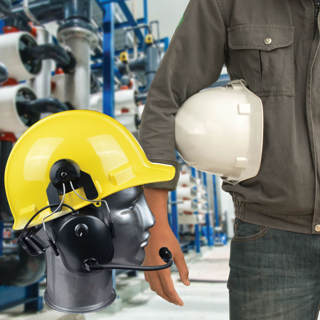 High Noise Safety Helmet Mount | Code Red Headsets - Headsets and ...