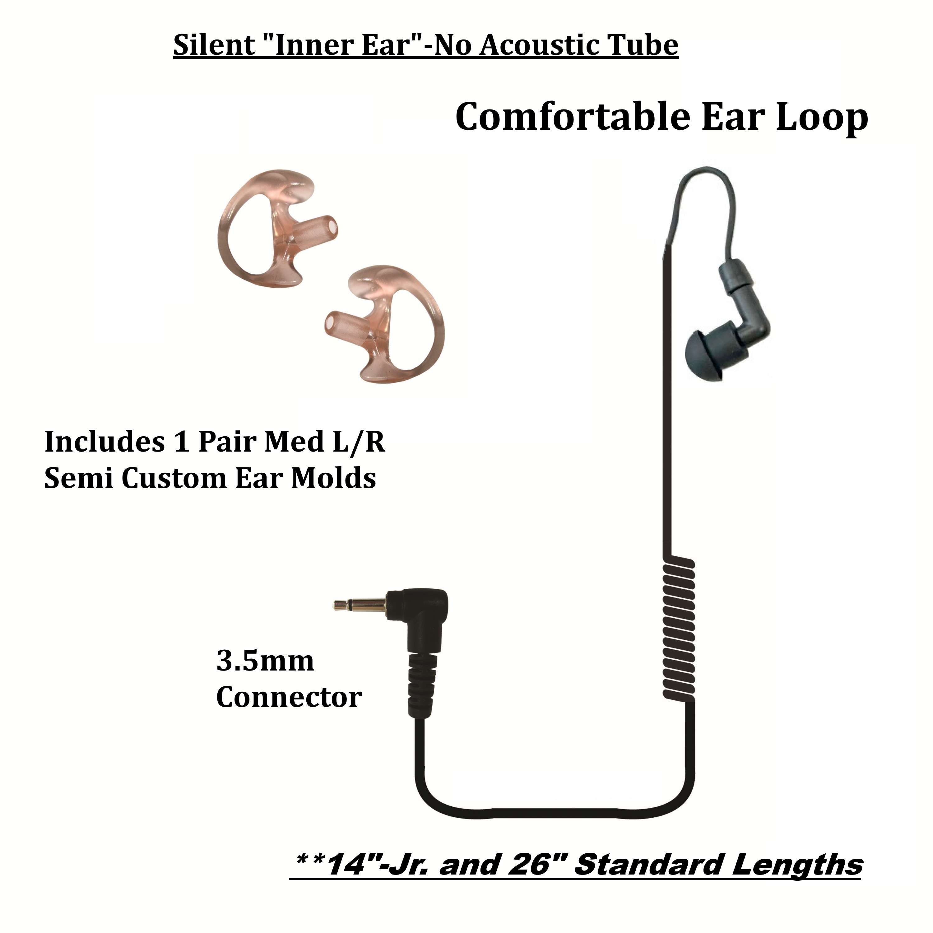 Silent Listen Only Earpiece | Code Red Headsets - Headsets and ...