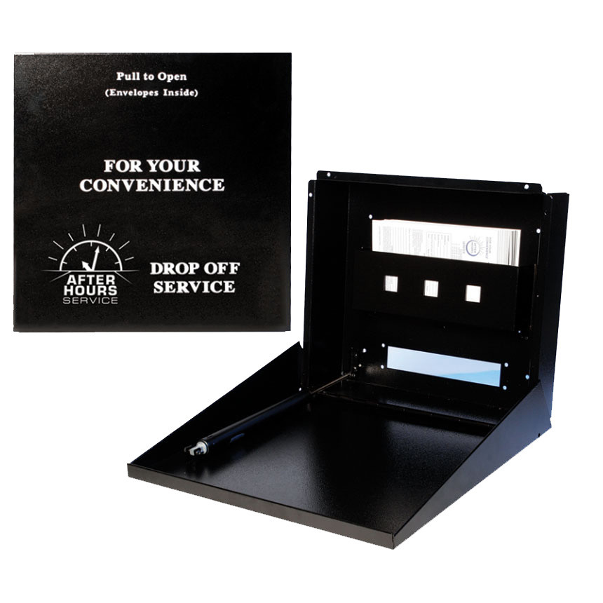 Automotive After Hours Key Drop Box, Door Slot