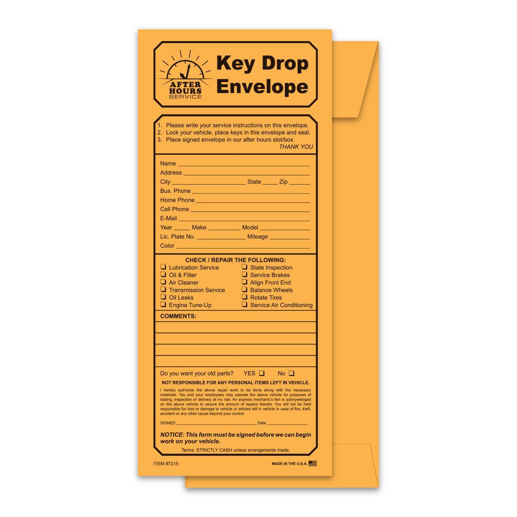Night Drop Envelopes