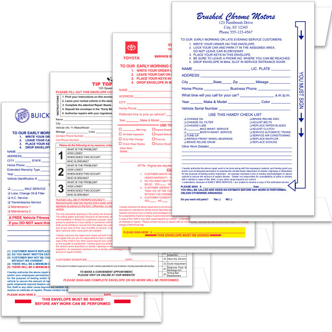 Custom Night Drop Envelope - Qty. 500