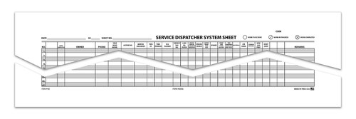 Appointment Pads For Auto Repair Service | Service Advisor Route Sheets