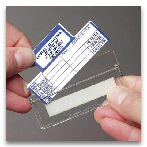 Custom Spot Check Service Record Cards - Qty. 1000/box