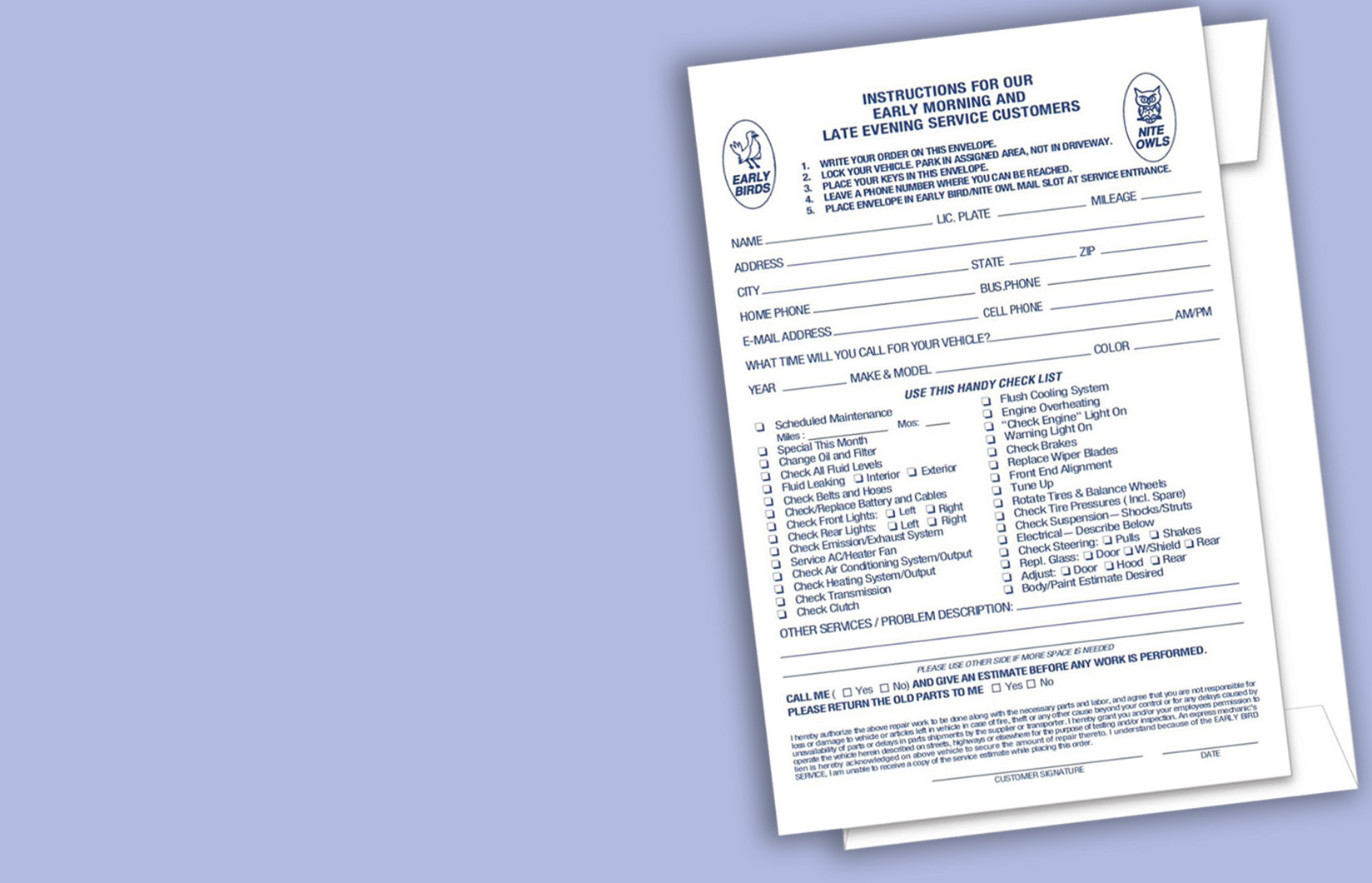 ShopTrak® – Auto Shop Supplies & Dealership Paper Forms